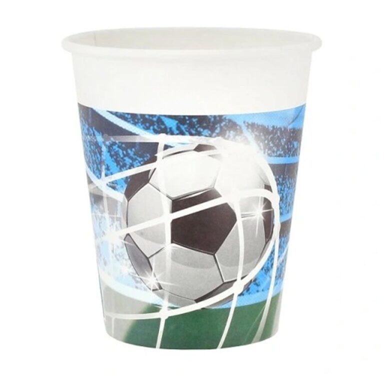 Fodbold papkrus 200 ml - Goal! - Kageprint.dk